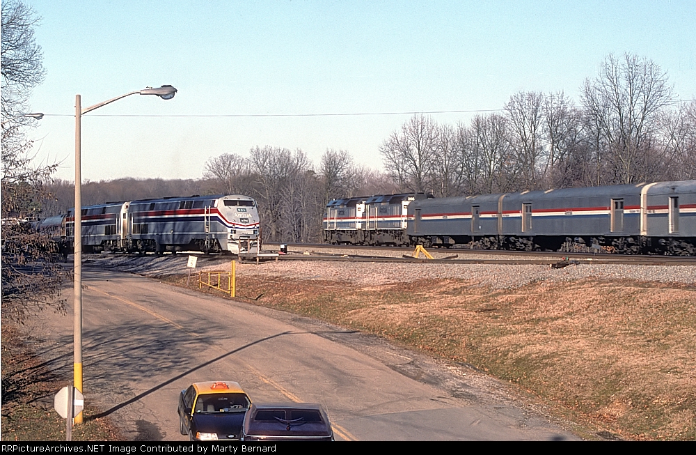 AMTK 805 and 803 Prepare to Head for Florida With The Auto Train